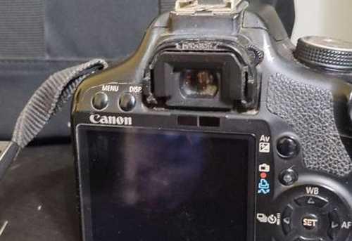 Canon 500d + kit + сумка + дополнительная батарея