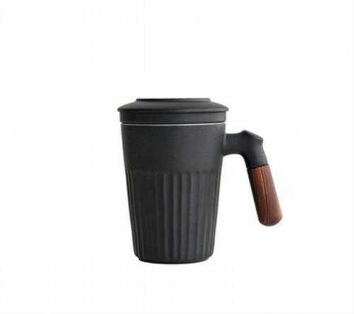 Керамическая кружка Pinztea Ceramic Cup Black