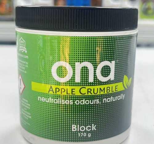 Нейтрализатор запаха Ona Block 170гр Apple Crumble