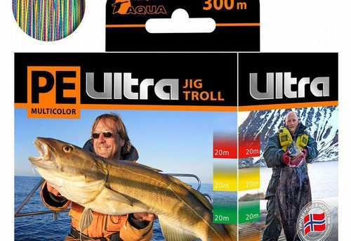 Шнур aqua PE ultra multi JIG troll (20) 0,35mm300m