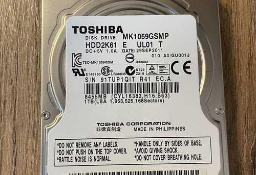 Жесткий диск SATA 2.5" Toshiba 1 тб