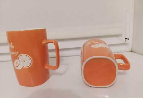Кружки hello orange