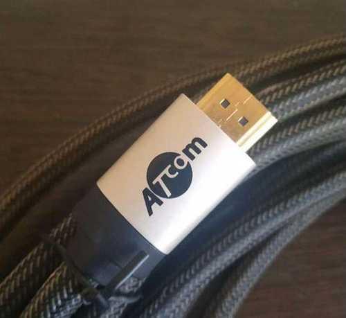 Кабель hdmi-hdmi, 10м, в стальной оплетке