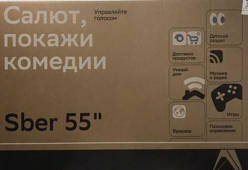 Новый Sber SDX-55U4127, 55" (139 см) 4K