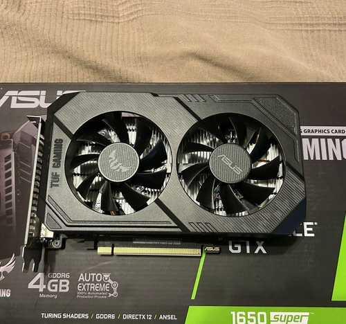 Видеокарта Asus TUF gaming geforce gtx 1650 super