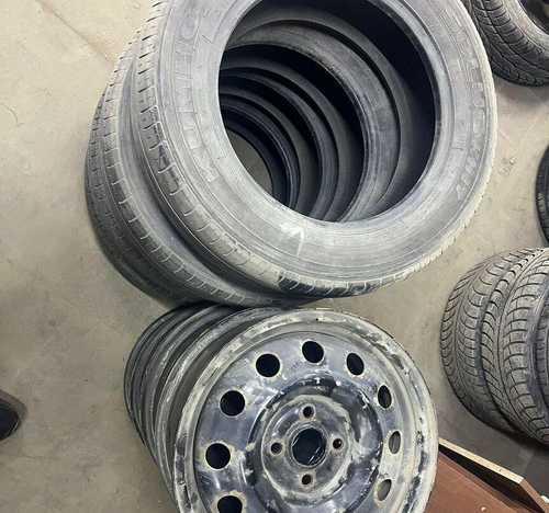 Штампы r15 kia rio 3 и покрышки r15 kumho