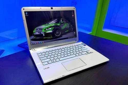 Шикарный, белый ноутбук Sony Vaio. Отправка