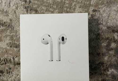 Коробка Беспроводные наушники apple airpods 2