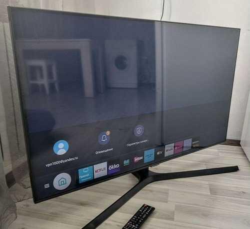 Безрамочный Samsung 4K 43" 109см Smart TV 2021
