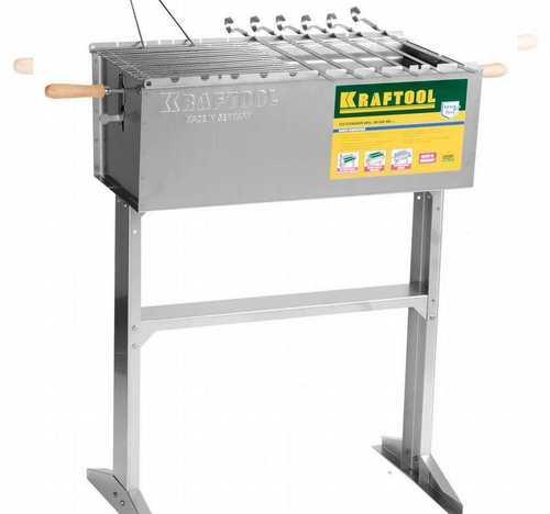 Стационарный мангал (68320) kraftool 300 x 600 x