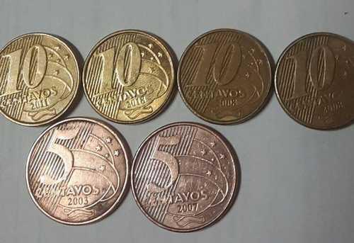 Иностранные монеты Бразилия