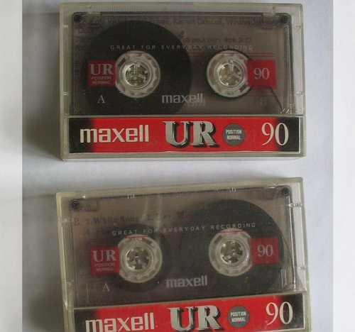 Аудио кассеты Maxell 2 шт