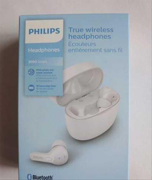 Наушники TWS Philips TAT2206 белый