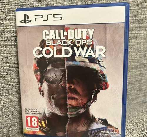 Call of duty black ops cold war ps5 диск