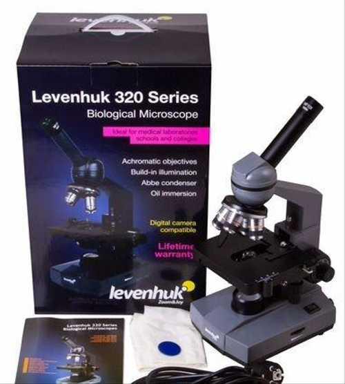 Микроскоп Levenhuk 320 base, монокулярный