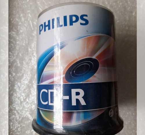 Диски CD-R Philips 700 Mb, 52х, 100шт