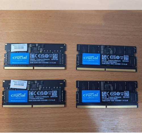 DDR5 4800 sodimm 8-32GB Crucial