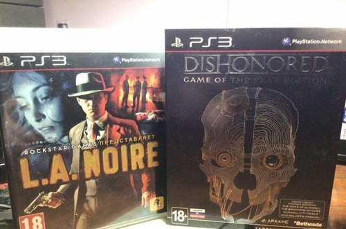 Игры для PS3 L.A Noire+Dishonored