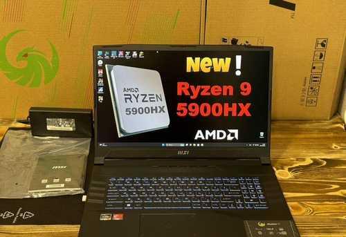 NEW MSI Ryzen 9 5900HX/RX 6600/17.3 IPS 144Гц/SDD