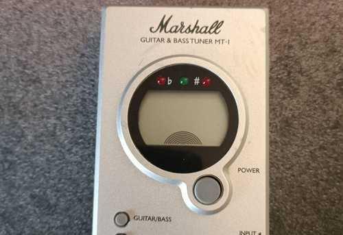 Гитарный тюнер marshall MT-1 tuner