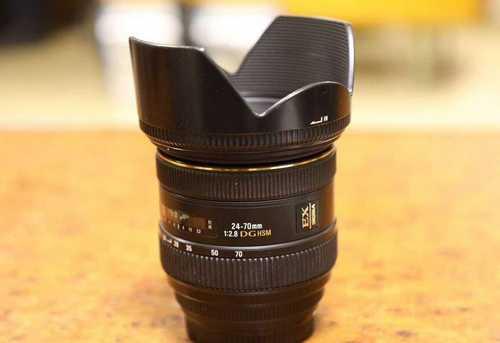 Светосильный Sigma 24-70mm f2.8 для Canon