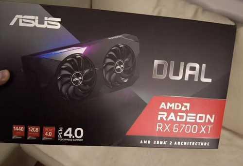 Видеокарта AMD Radeon rx 6700 xt Asus Dual