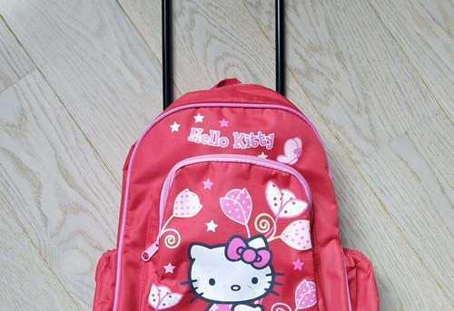Рюкзак-сумка на колесиках Hello Kitty