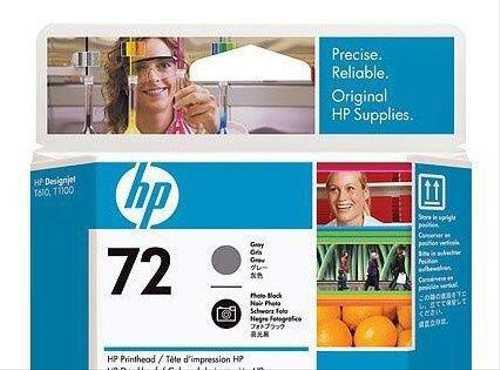 Печатающая головка HP 72 C9380A фото черный/серый