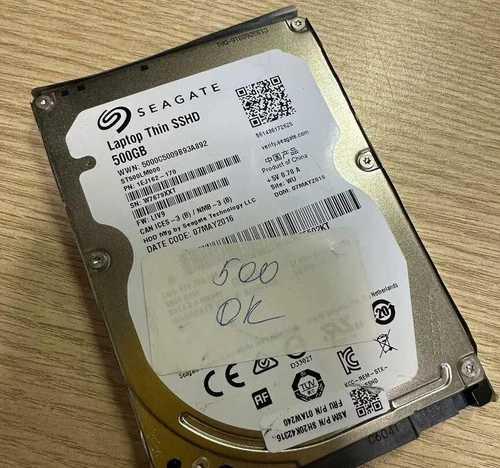 Seagate ST500LM000, 500GB sshd 2.5"