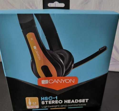 Наушники canyon hsc-1 stereo headset