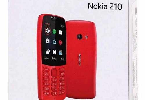 Телефон Nokia 210 Dual sim red