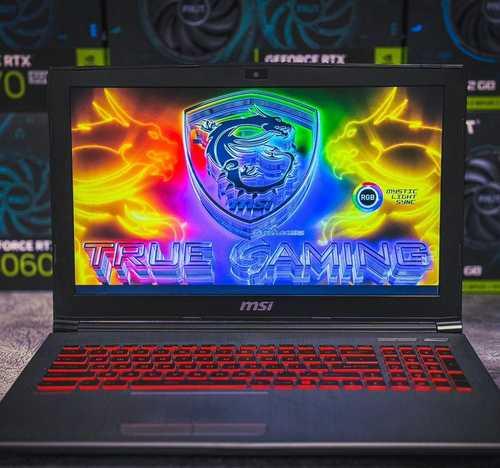 Игровой ноутбук MSI: Intel i7 + GTX1060