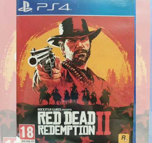 Диск на ps4 red dead redemption 2