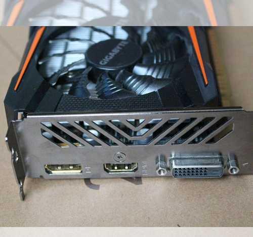 Видеокарта gigabyte GTX 1050 Ti OC