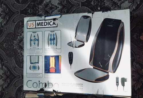 Новый массажер накидка на кресло US medica Combo