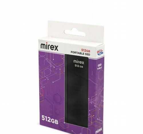 Новый Внешний диск SSD Mirex 512GB Master usbc 3.1