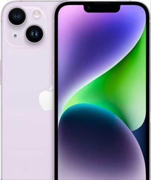 Телефон Apple iPhone 14 256GB DualSim Purple,новый