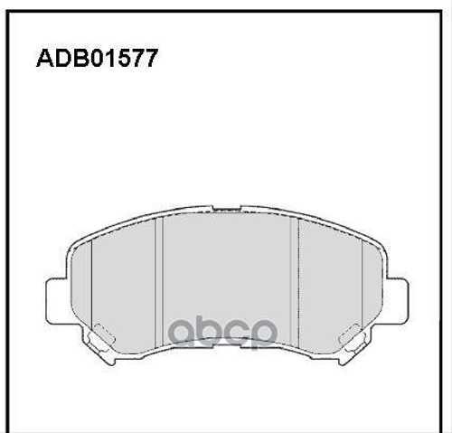 Колодки тормозные ADB01577 allied nippon