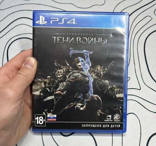 Диски на ps4 Тени Войны