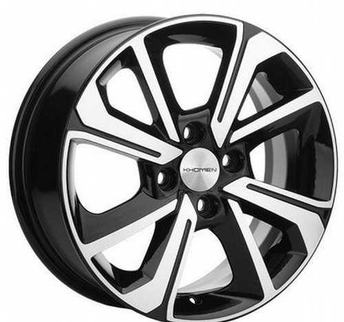 Диски Khomen Wheels KHW1501 6x15 4x100 ET46 DIA54.1 Black-FP