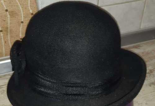 Шляпа фетровая женская 54 размер ооо Ладога