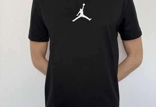 Футболка Jordan Dri Fit 46-56 черная хлопок