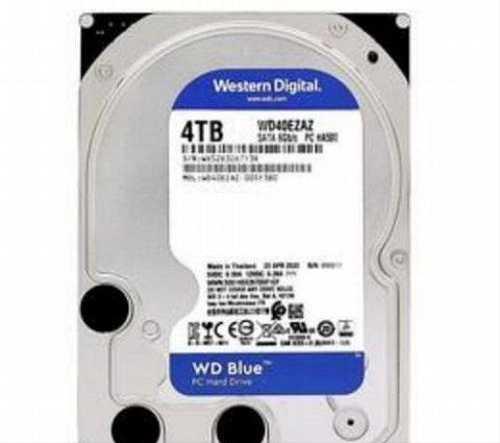 Жесткий диск WD SATA 4TB 6GB/S 256MB blue (WD40eza