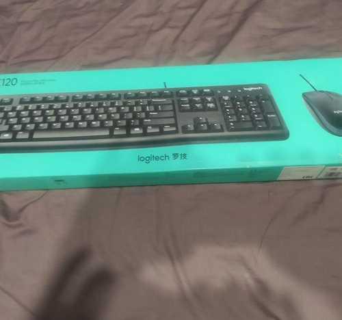 Комплект клавиатура мышь Logitech MK120