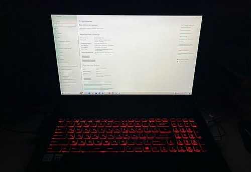 Игровой ноутбук msi-GF75