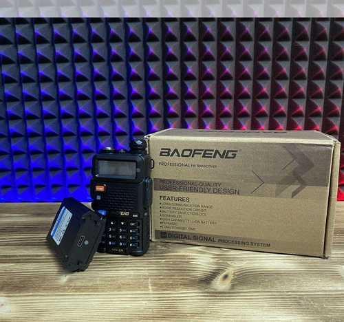 Рация Baofeng UV-5R 5W Capacity 2500 mAh type-C