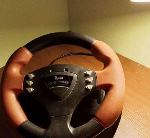 Игровой руль genius speed wheel force feedback