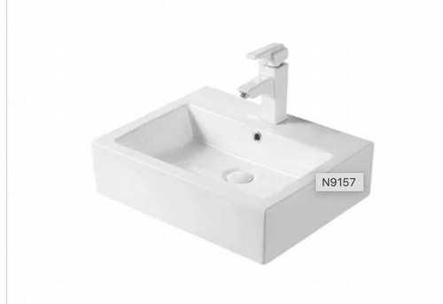 Накладная белая раковина для ванной Gid N9157 57см