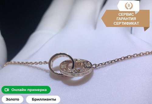 Золотое ожерелье Cartier