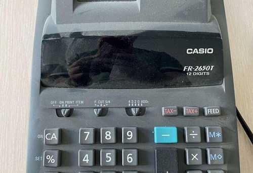 Печатный калькулятор с функцией автоподсчета